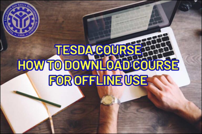 Step-by-Step Guide to Downloading TESDA Courses for Offline Access ...
