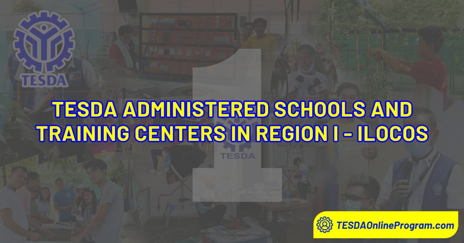 List of TESDA Administered Schools and Training Centers in Region I ...