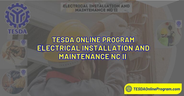 TESDA Electrical Installation and Maintenance Courses - TESDA Online ...
