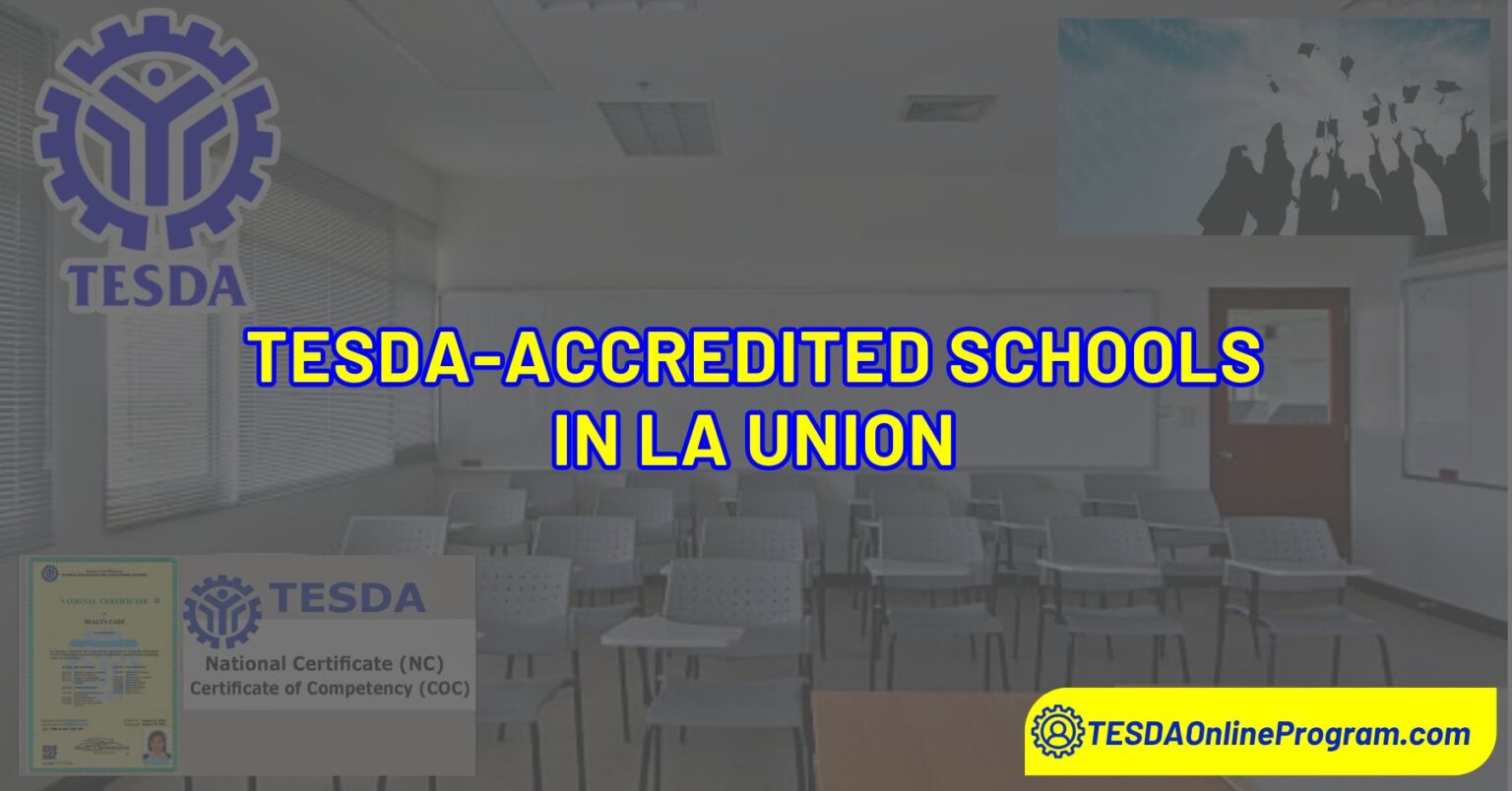 List of TESDA-Accredited Schools in La Union - TESDA Online Program