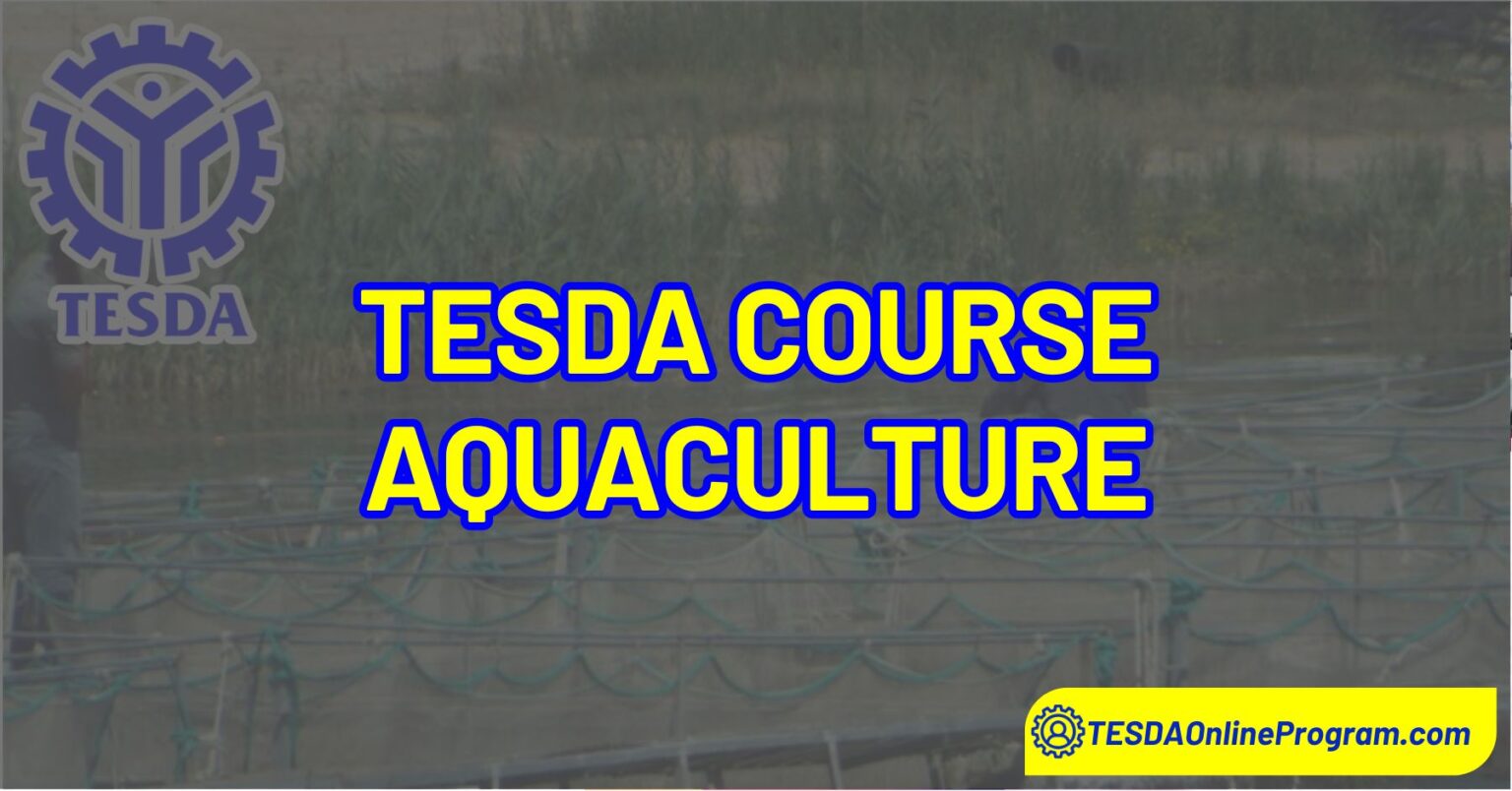 TESDA Aquaculture Courses - TESDA Online Program