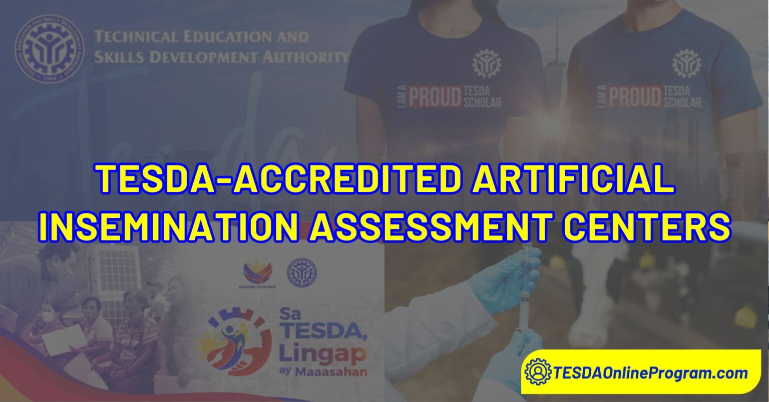 List of TESDA-Accredited Artificial Insemination Training Assessment ...