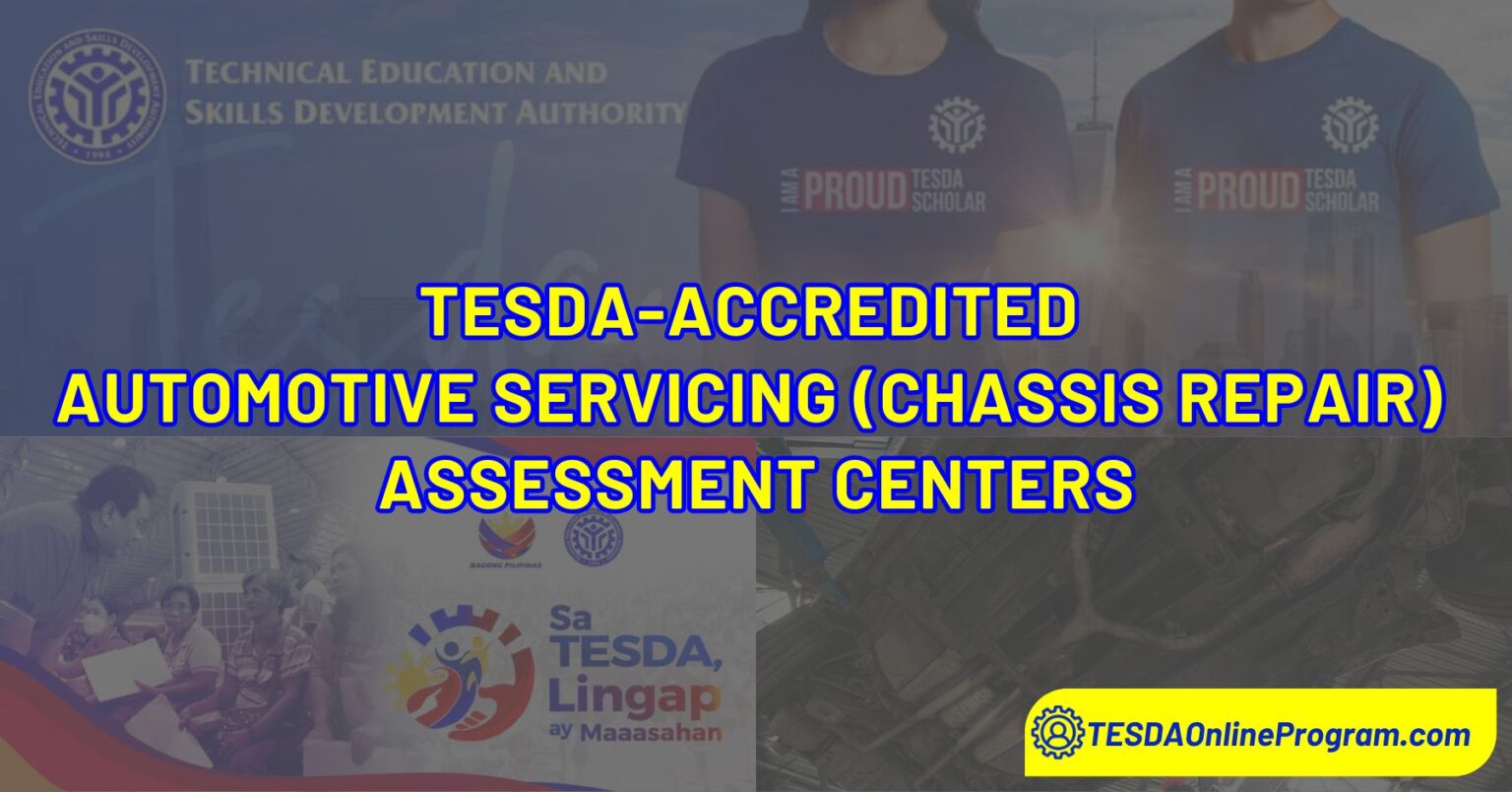 List of TESDA-Accredited Automotive Servicing (Chassis Repair) Training ...