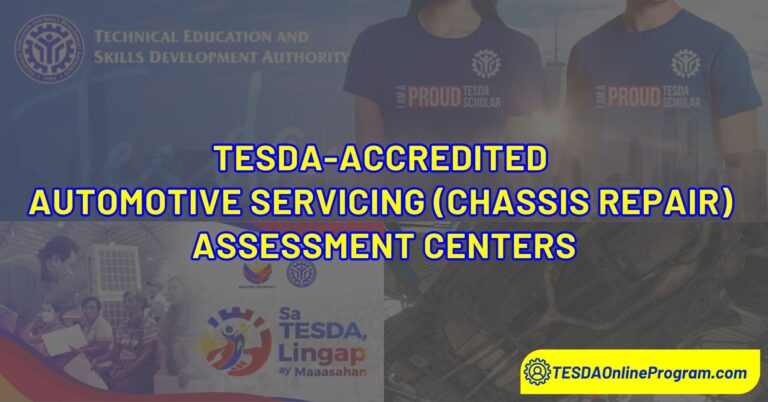 List of TESDA-Accredited Automotive Servicing (Chassis Repair) Training ...