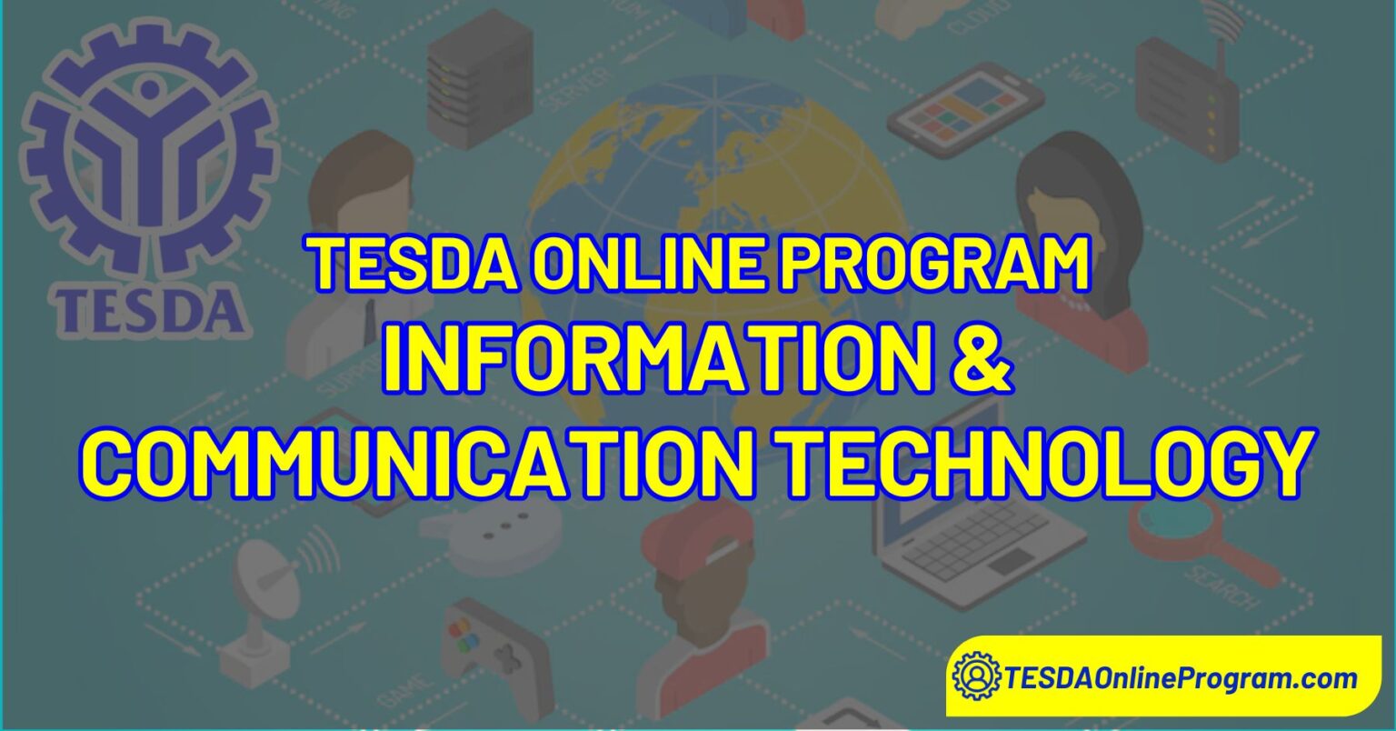 TESDA Information and Communication Technology Online Course - TESDA ...